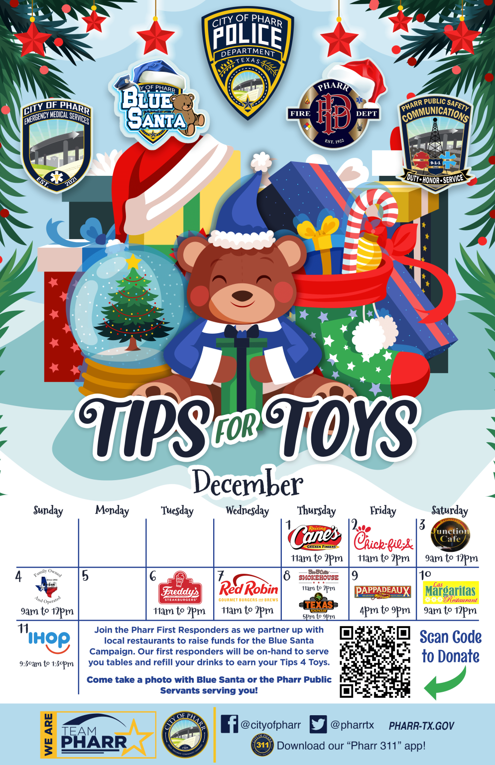 PSJA North football team set to participate in Tips for Toys - City of ...