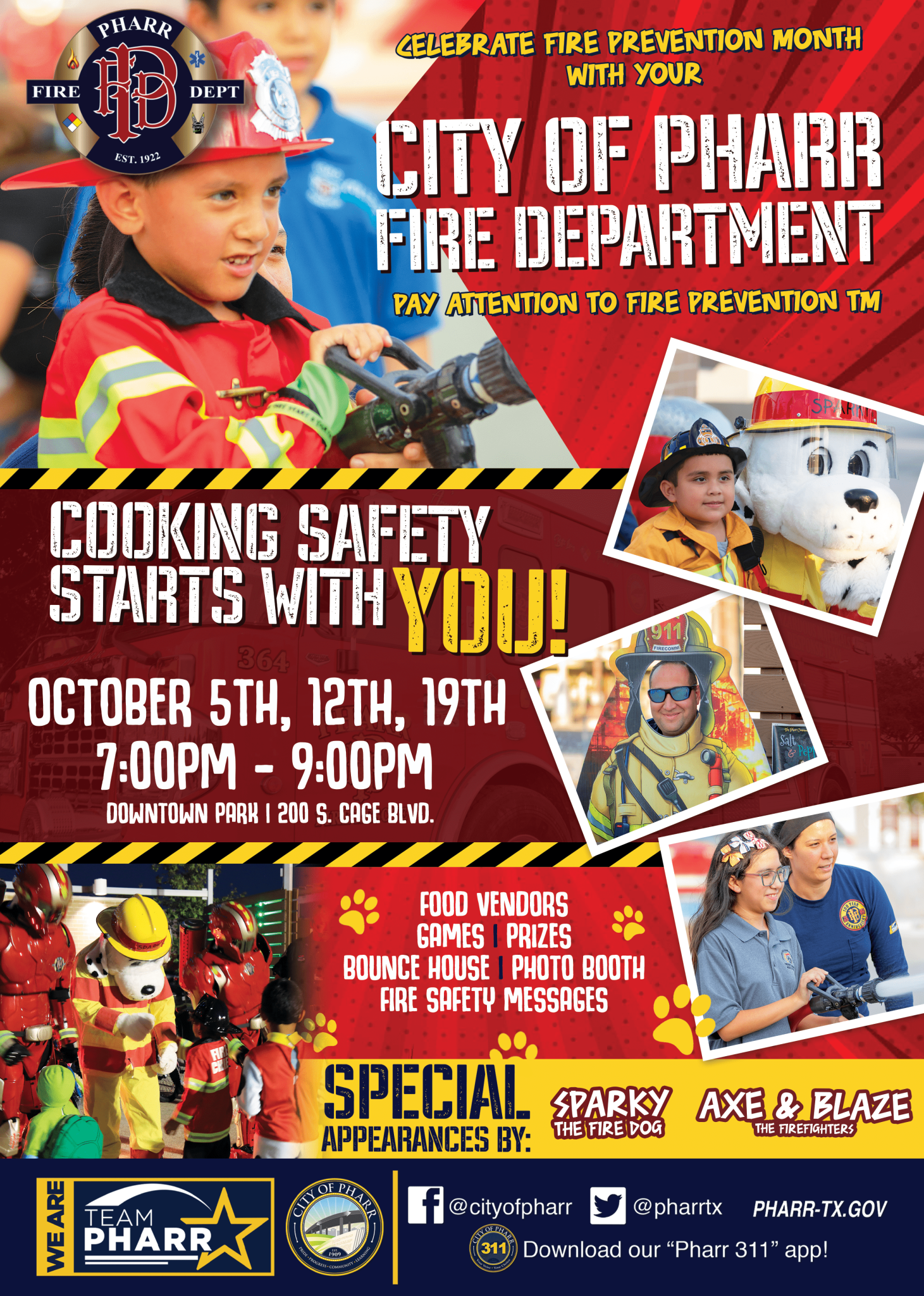 City of Pharr Fire Department to Celebrate Fire Prevention Month - City ...