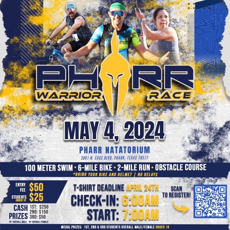 Registration Open for 3rd Annual Pharr Warrior Race, SAT 5/4 @ 6 AM ...