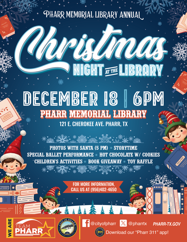 Christmas Night At The Library | City Of Pharr